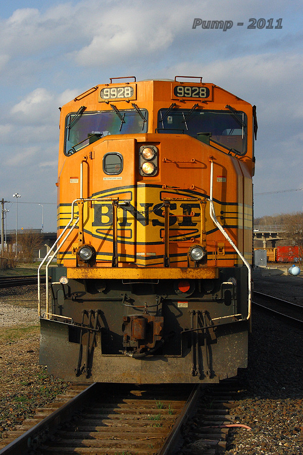Northbound BNSF Empty Coal Train DPU Locomotive